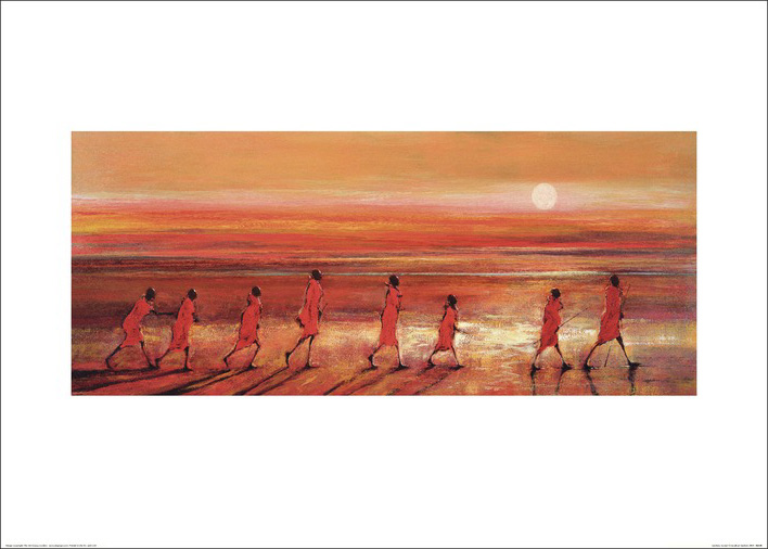 Jonathan Sanders (Samburu Sunset) Art Print | The Art Group