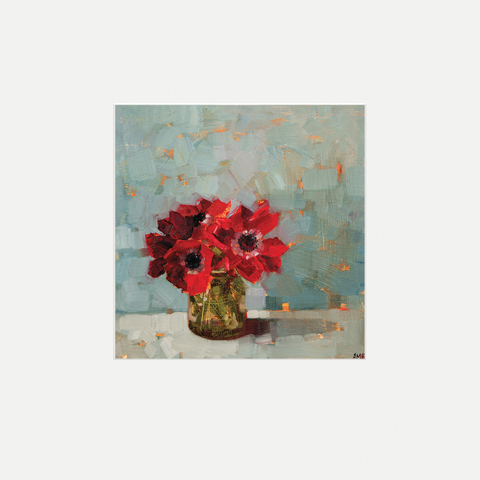 Anne-Marie Butlin (Red Anemones) Canvas Print | The Art Group