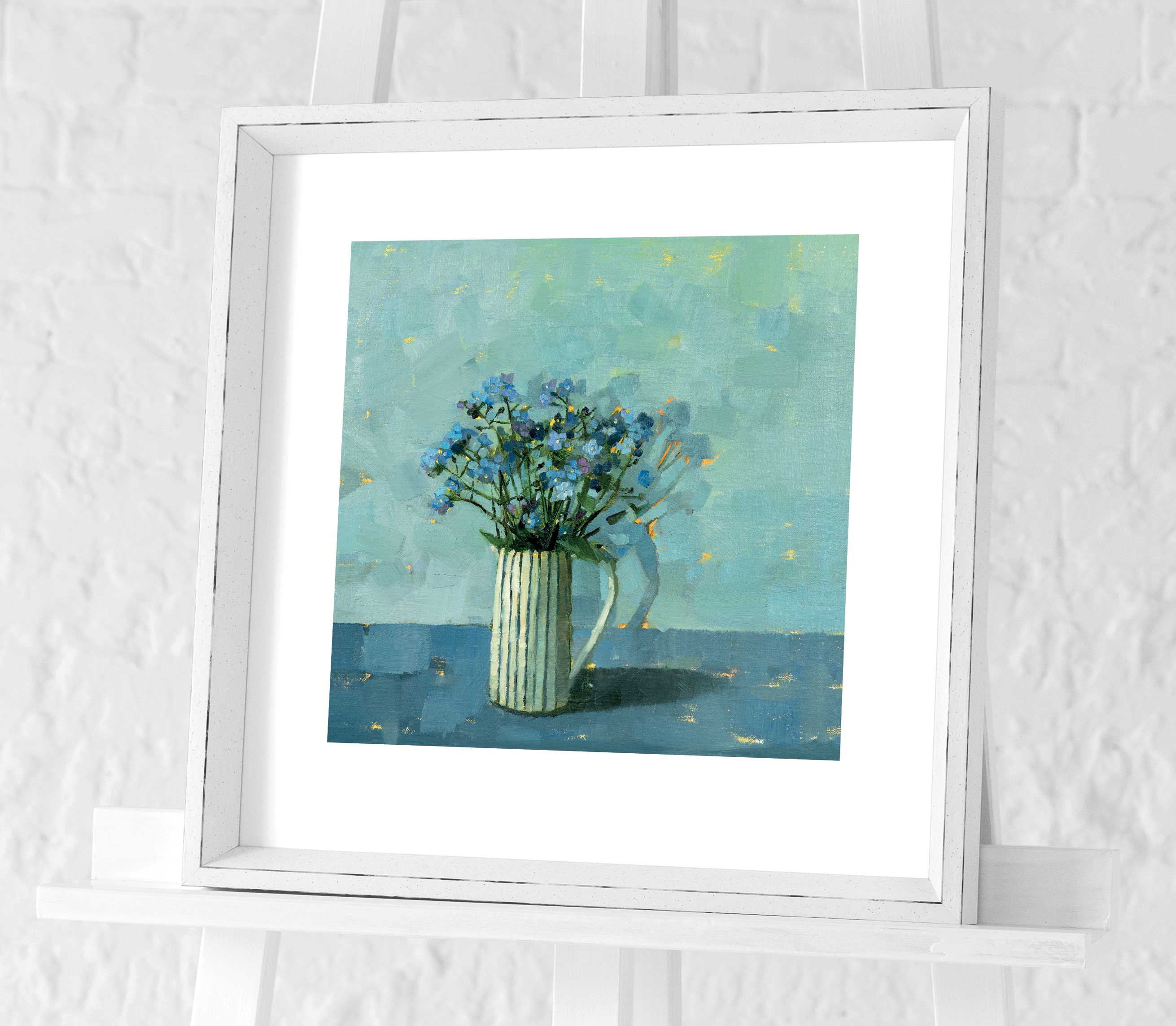 Anne-Marie Butlin (Forget-Me-Nots) Pre-Framed Art Print | The Art Group