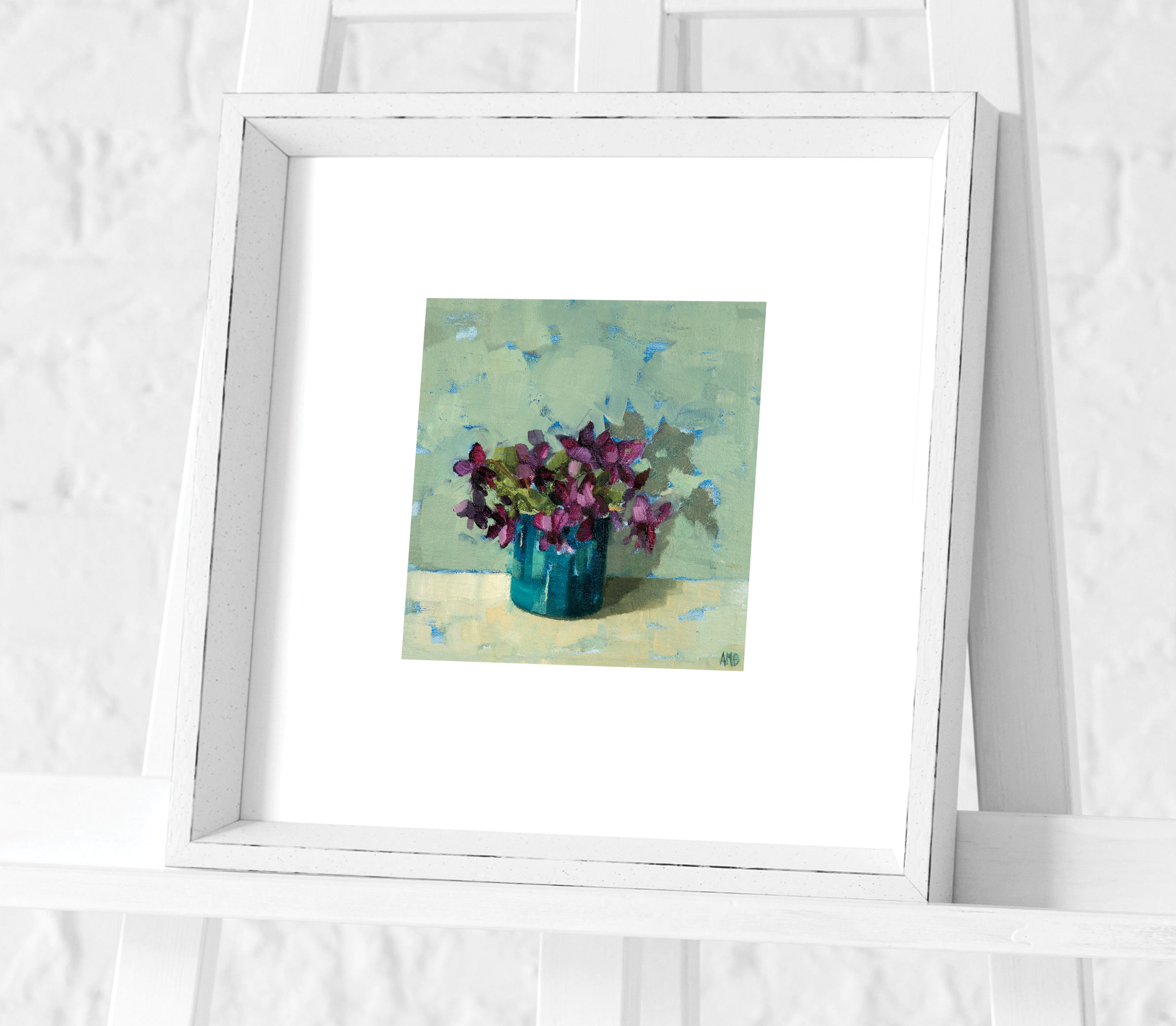 Anne-Marie Butlin (Wild Violets) Pre-Framed Art Print | The Art Group