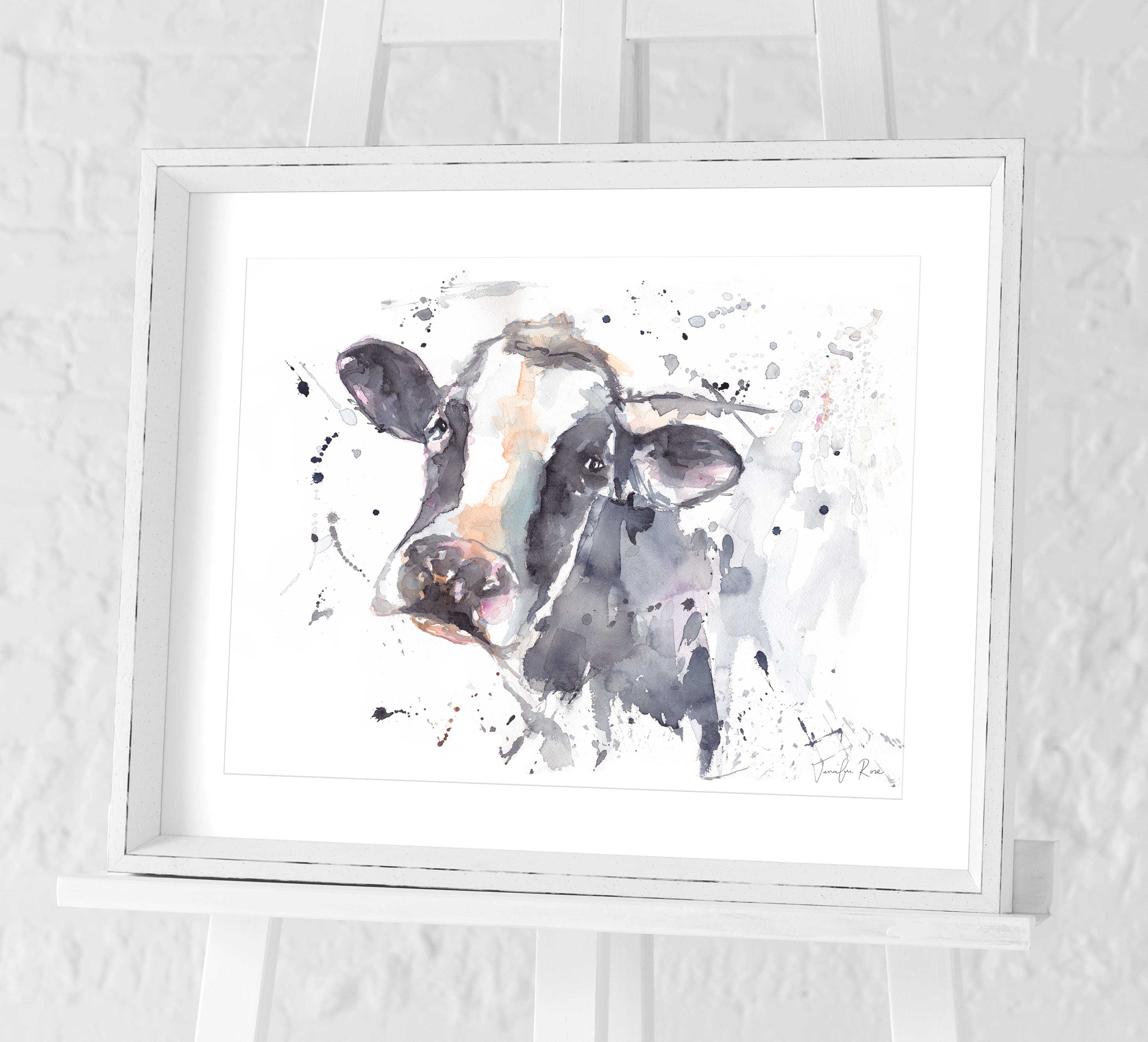 Jennifer Rose (Moo Cow) Art Print | The Art Group