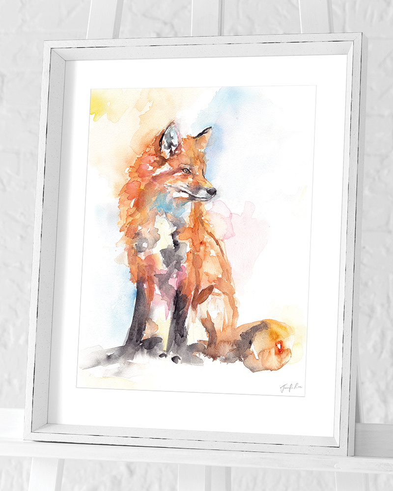 Jennifer Rose (Handsome Fox) Art Print | The Art Group