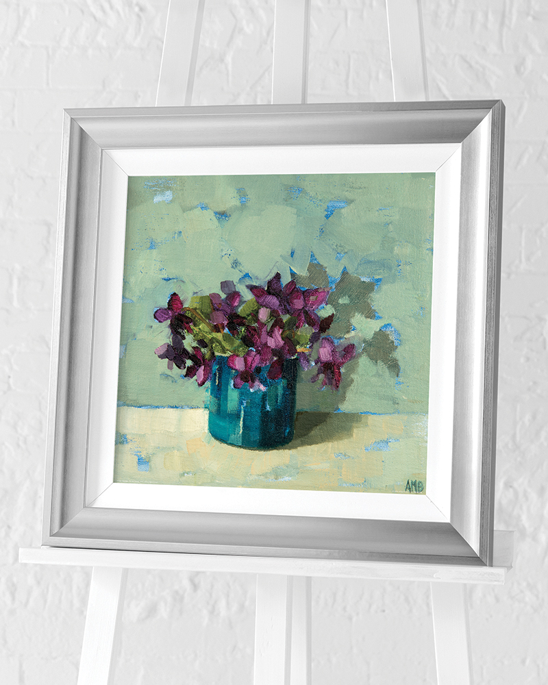 Anne-Marie Butlin (Wild Violets) Pre-Framed Art Print | The Art Group
