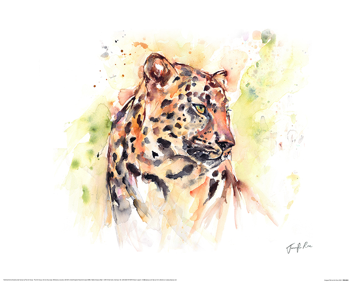 Jennifer Rose (Leopard) Art Print | The Art Group
