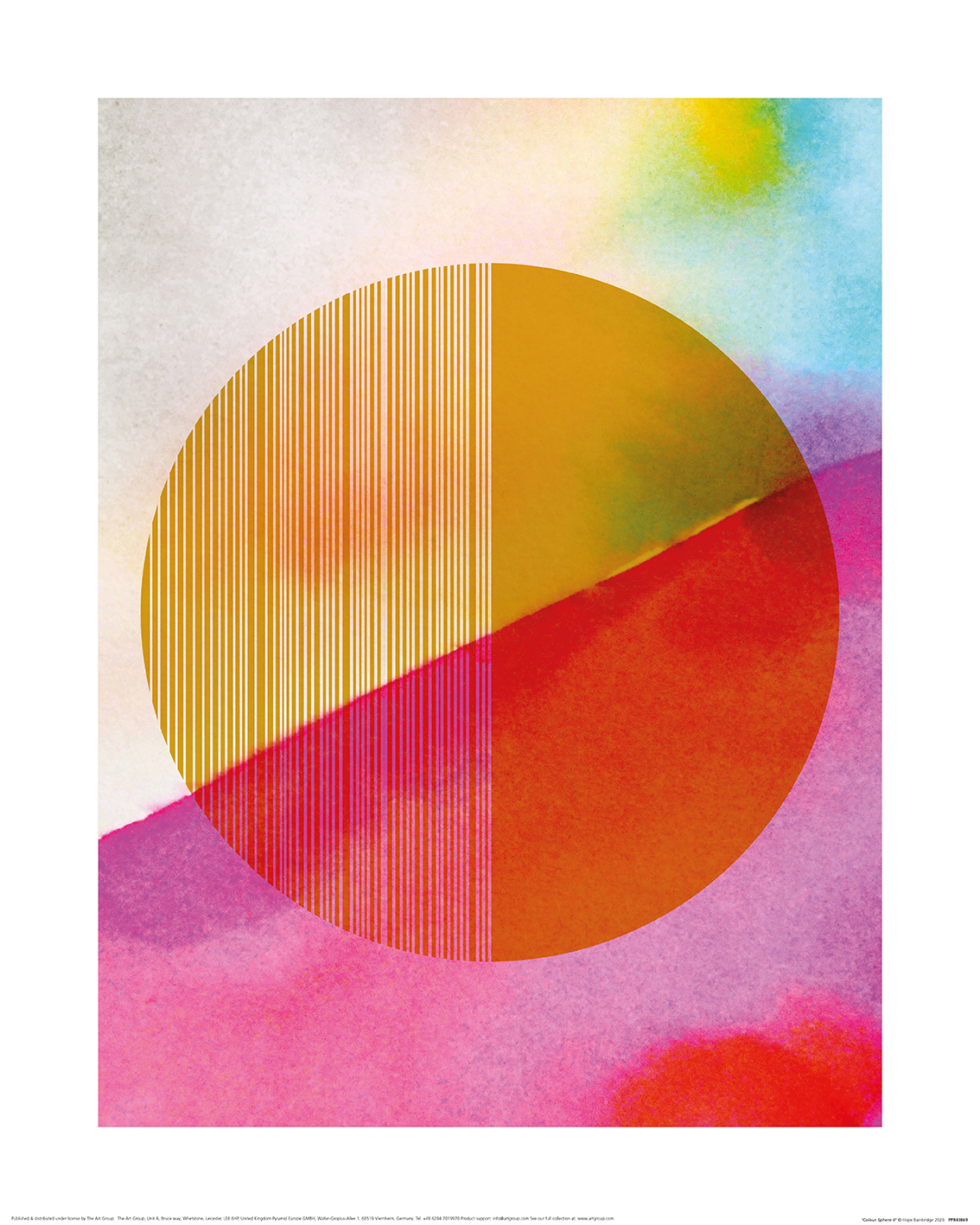 Gemma Bardot (Colour Sphere II) Canvas Print | The Art Group