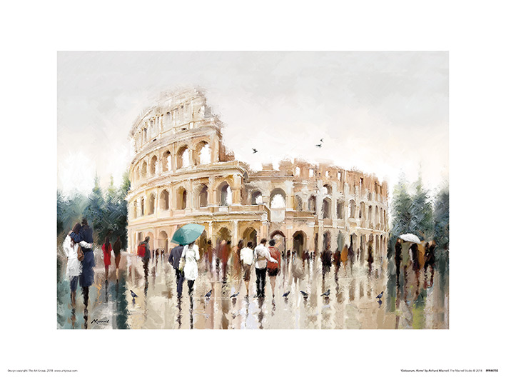 Richard Macneil (Colosseum, Rome) Canvas Print | The Art Group