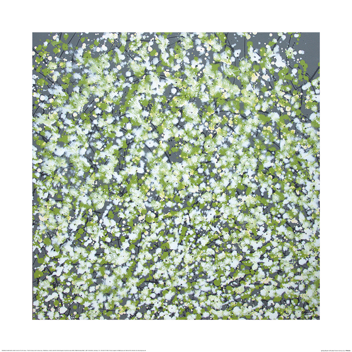 Simon Fairless (Spring Blossom with Green) Canvas Print | The Art Group