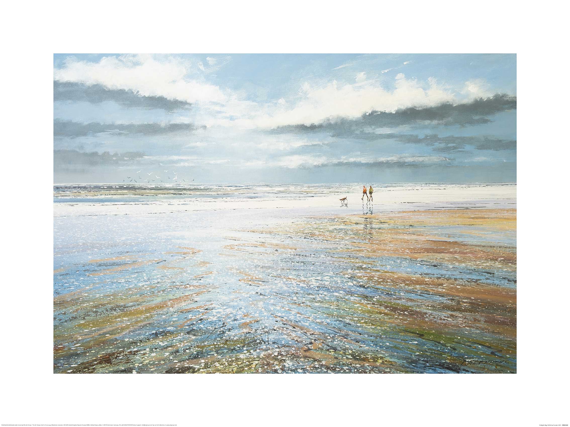 Michael Sanders (A Bright Day) Pre Framed Art Print | The Art Group