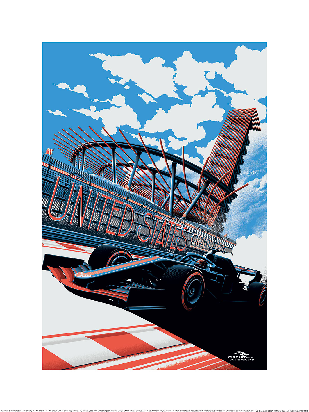 Zoom F1 (US Grand Prix) Art Print | The Art Group