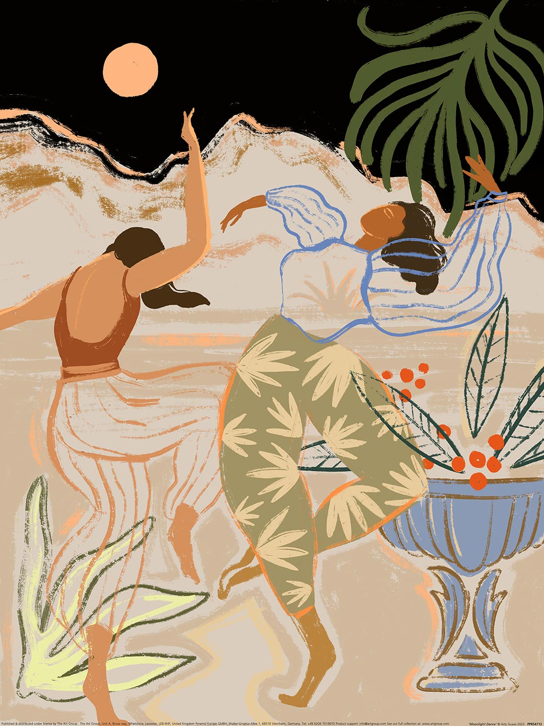 Arty Guava (Moonlight Dance) Art Print | The Art Group