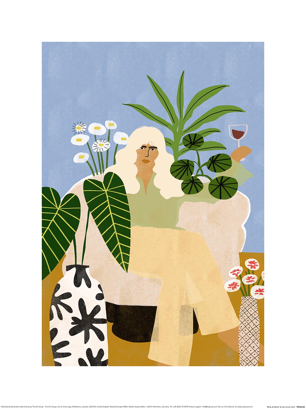 Alja Horvat (Wine & Plants) Art Print | The Art Group