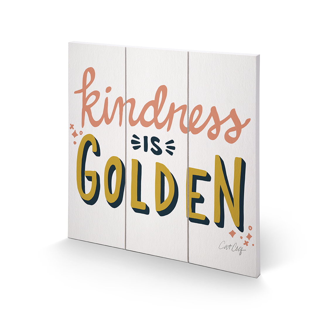 Cat Coquillette (Kindness is Golden) Wood Print | The Art Group