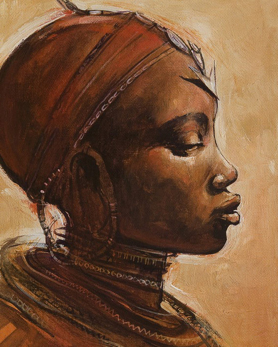 Jonathan Sanders (Masai Woman I) Art Print | The Art Group