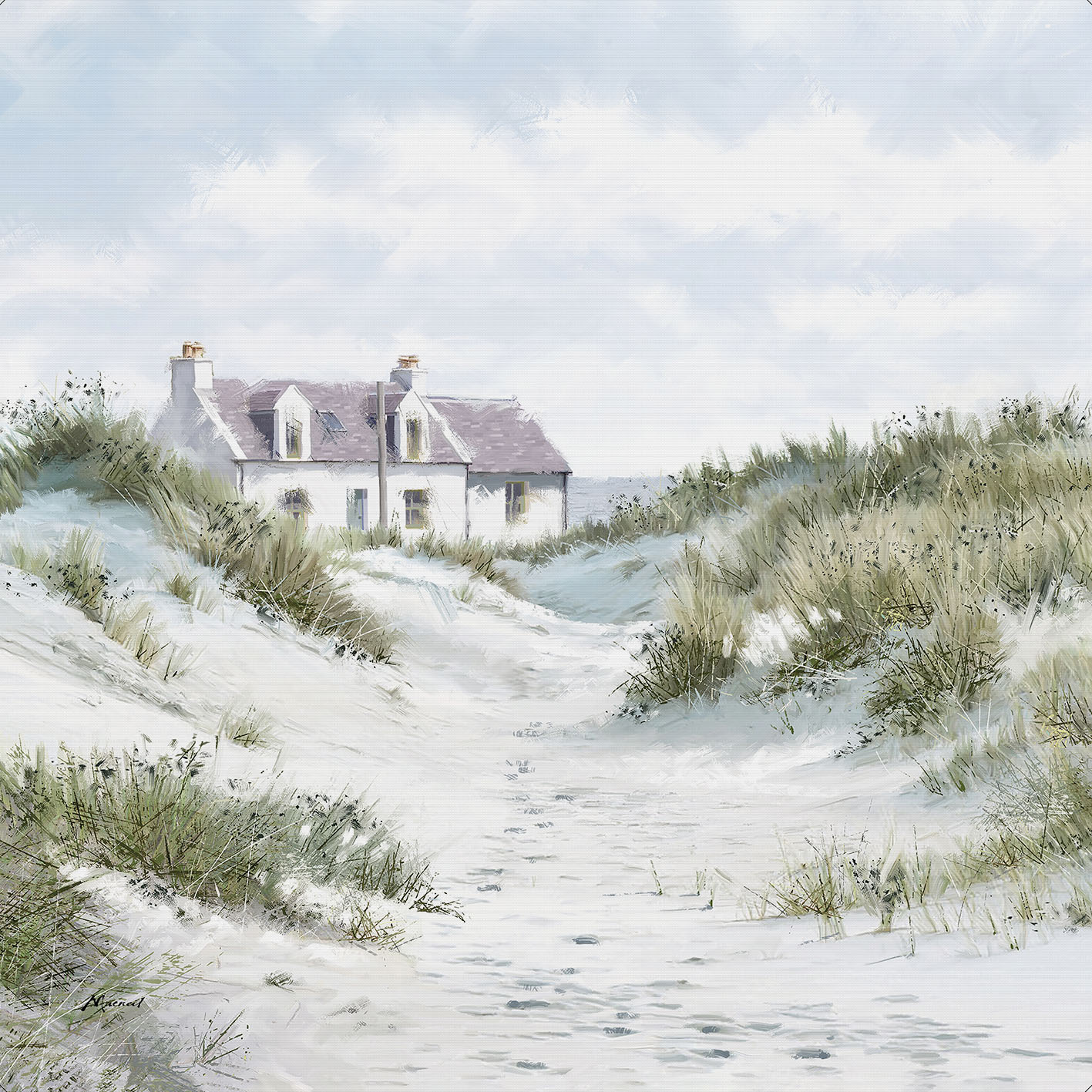 Richard Macneil (White Sands I) Canvas Print | The Art Group