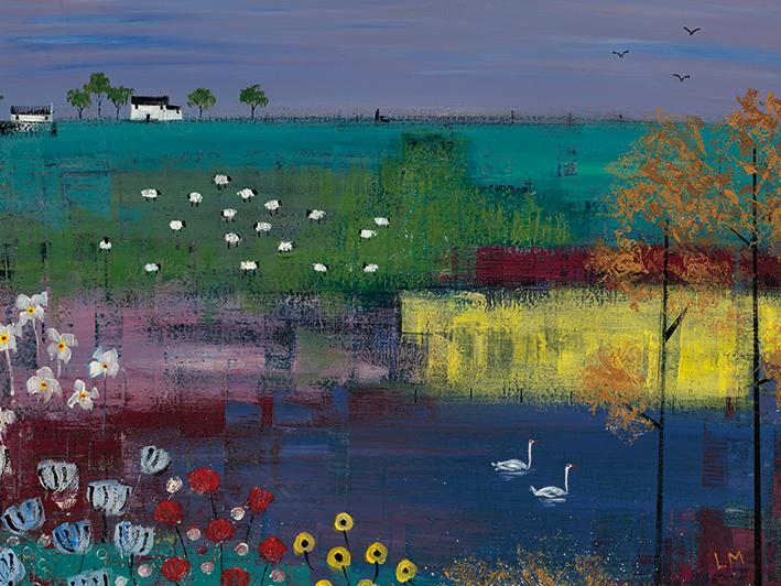 Lee McCarthy (Swan Lake) Mounted Print | The Art Group