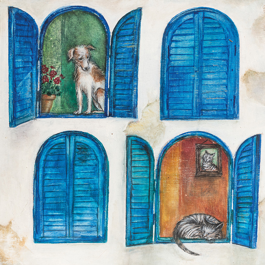 Joe Ramm (Cat Nap) Mounted Print | The Art Group