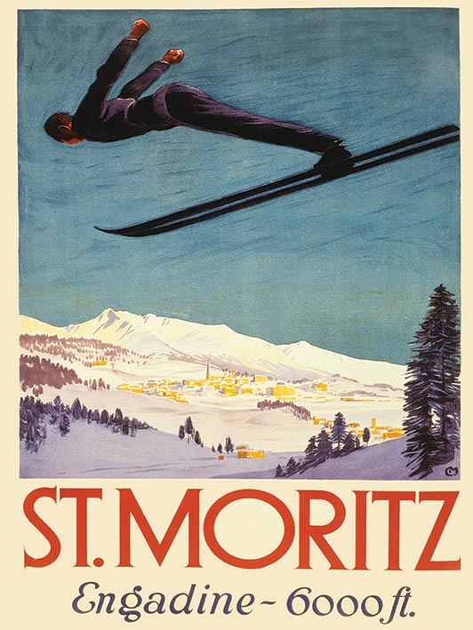 St. Moritz Canvas Print | The Art Group