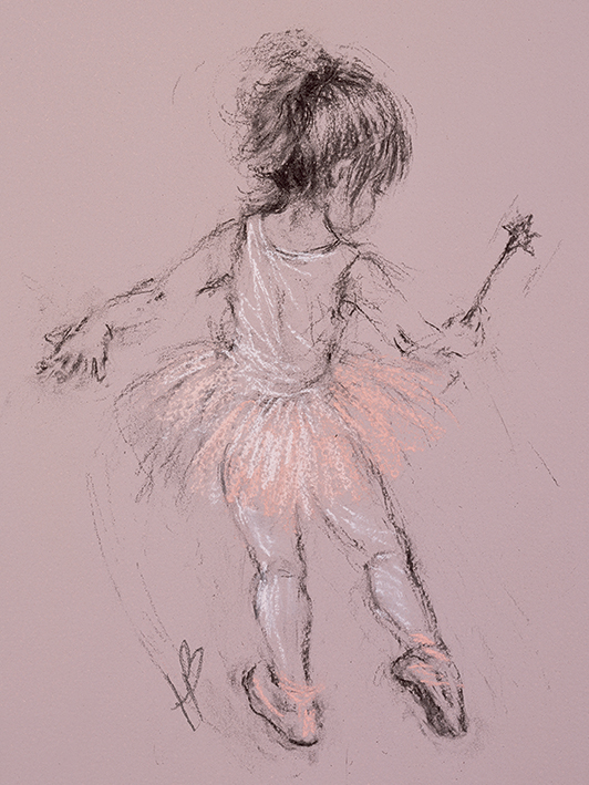 Hazel Bowman (Little Ballerina I) Canvas Print | The Art Group
