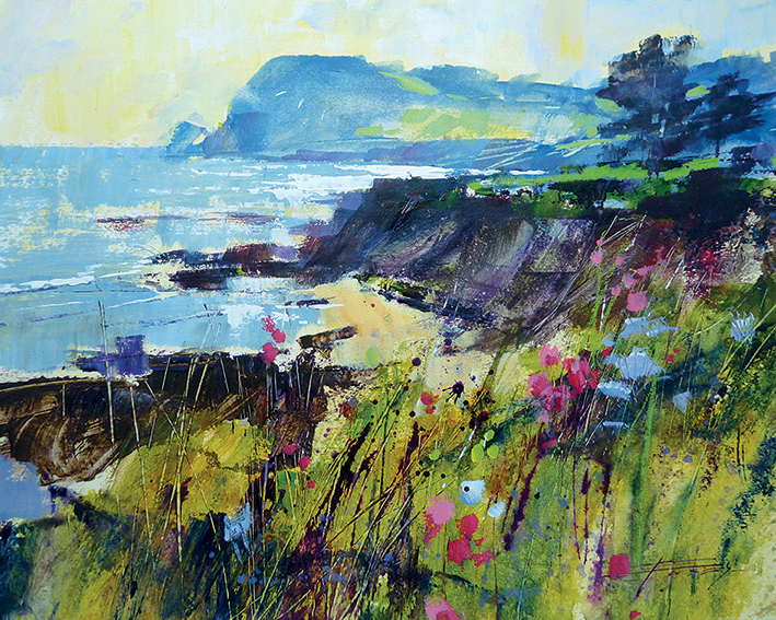 Chris Forsey (Getting to the Point, Prawle) Canvas Print | The Art Group