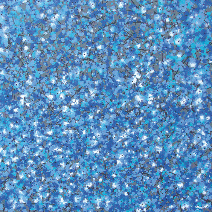 Simon Fairless (Blue Blossom) Canvas Print | The Art Group