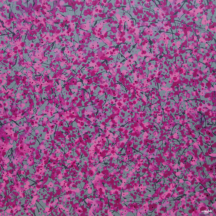 Simon Fairless (Magenta Blossom) Canvas Print | The Art Group