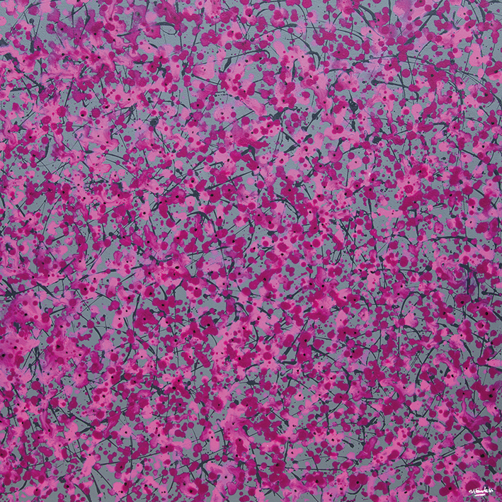 Simon Fairless (Magenta Blossom) Canvas Print | The Art Group